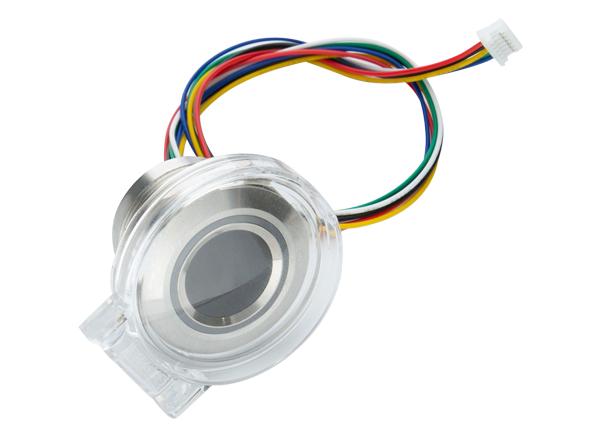 Fingerprint Sensor with Two-Color LED Ring - Mikroe | Mouser