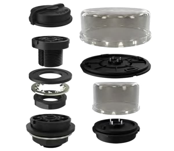 FLS Zhaga Book 18 Receptacles, Bases & Domes - Amphenol Commercial | Mouser