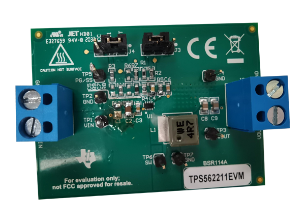 TPS562211EVM Converter Evaluation Module (EVM) - TI | Mouser