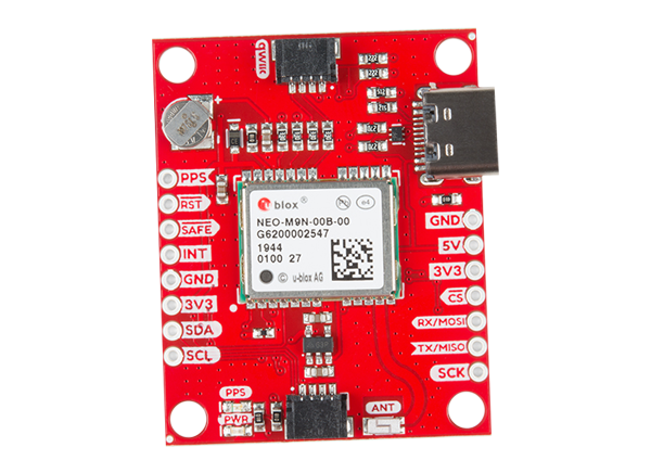 NEO-M9N GPS Breakout Onboard Chip Antenna - SparkFun | Mouser