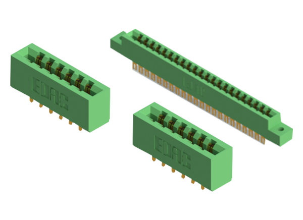 305 Series 3.96mm Pitch Card Edge Connectors - EDAC | Mouser