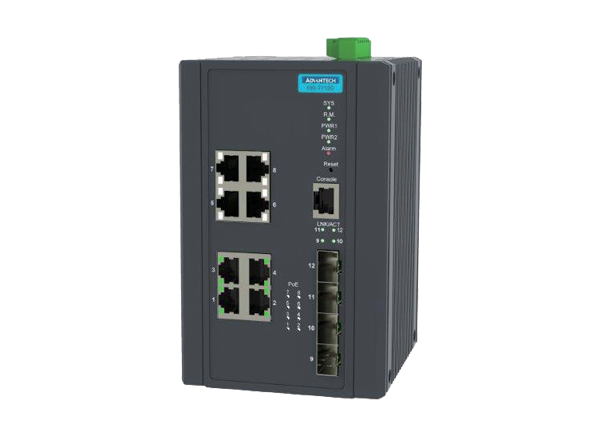 EKI-7712G-4FMPI PoE Switch - Advantech | Mouser