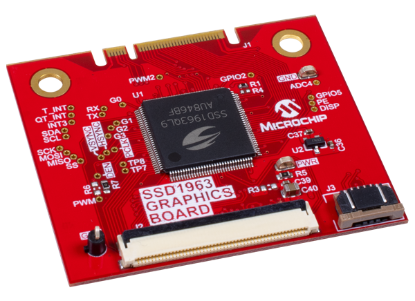 SSD1963 LCD Controller Graphics Card - Microchip Technology | Mouser