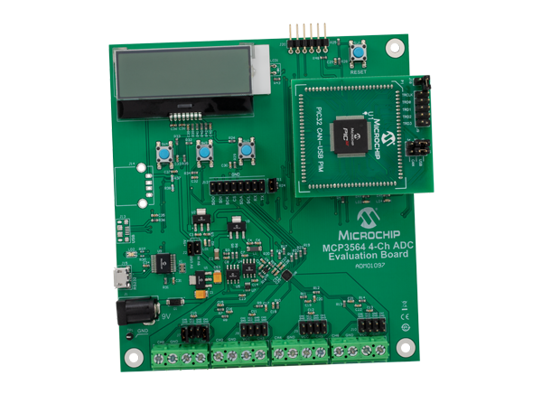 MCP3564 ADC Evaluation Board V2 - Microchip Technology | Mouser