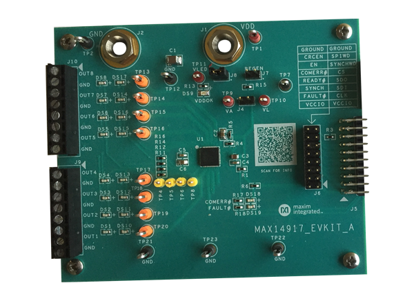 MAX14917EVKIT Switch Evaluation Kit - ADI | Mouser
