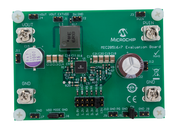 MIC28517 Evaluation Board - Microchip Technology | Mouser
