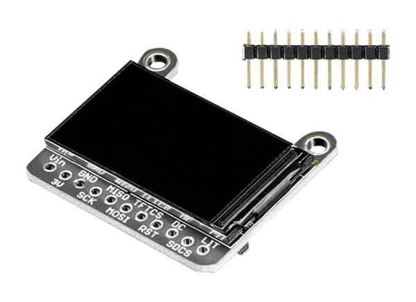 1.14" Color TFT Display w/ MicroSD Card Breakout - Adafruit | Mouser