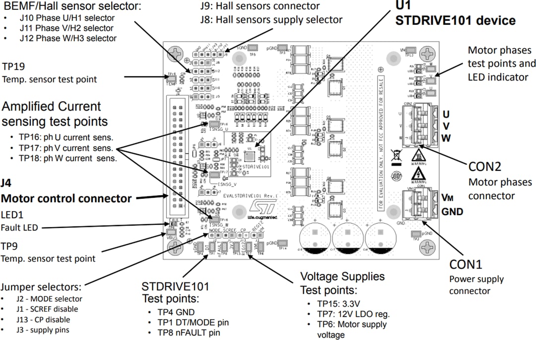 STDRIVE101 Demonstration Board (EVALSTDRIVE101) - STMicro | Mouser
