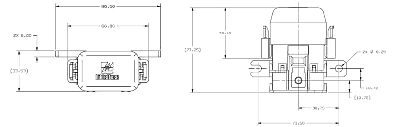 MTR Power Distribution Fuseholder - Littelfuse | Mouser