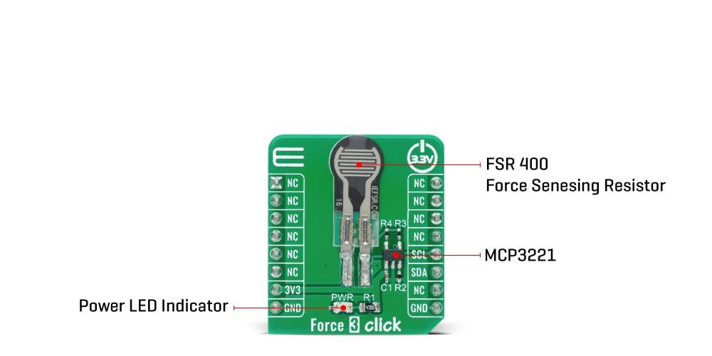 Force 3 Click - Mikroe | Mouser