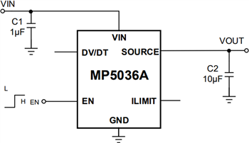 MP5036A Current Limit Switch - MPS | Mouser