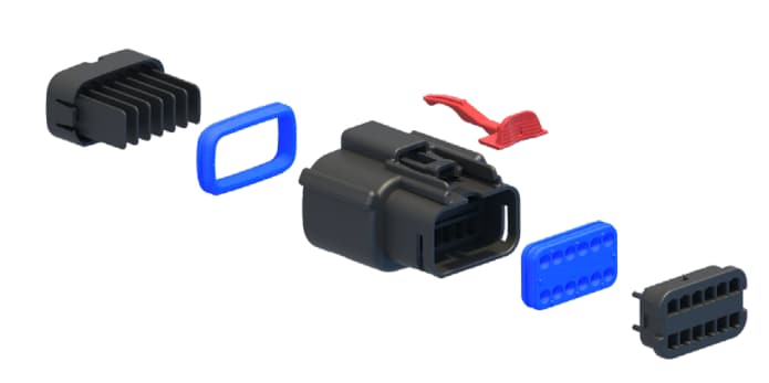 MX150 Hybrid Sealed Connector System - Molex | Mouser