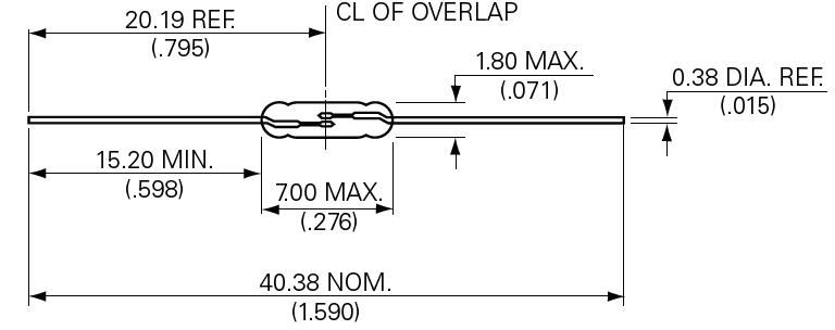 MITI-7 7mm Ultra-Miniature Reed Switches - Littelfuse | Mouser