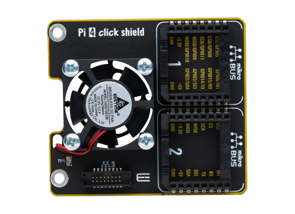 Pi 4 Click Shield - Mikroe | Mouser