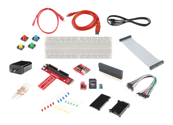 KIT-17726 Raspberry Pi 4 Hardware Starter Kit - SparkFun | Mouser