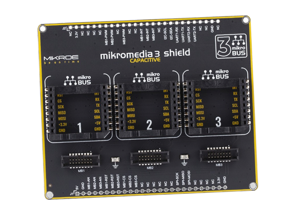 Mikromedia 3 PIC Capacitive - Mikroe | Mouser