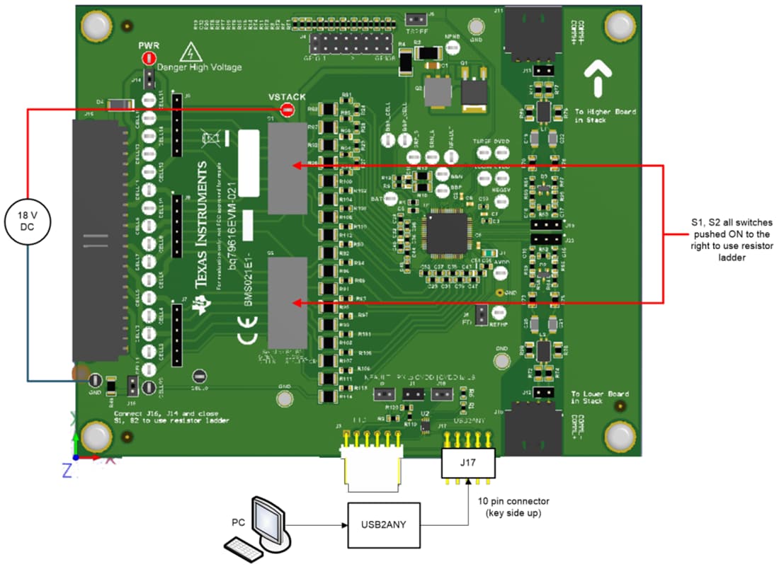 bq79616EVM-021 Battery Monitor Evaluation Module - TI | Mouser