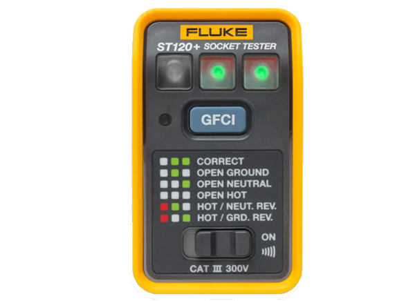 ST120 & ST120+ GFCI Socket Testers - Fluke | Mouser