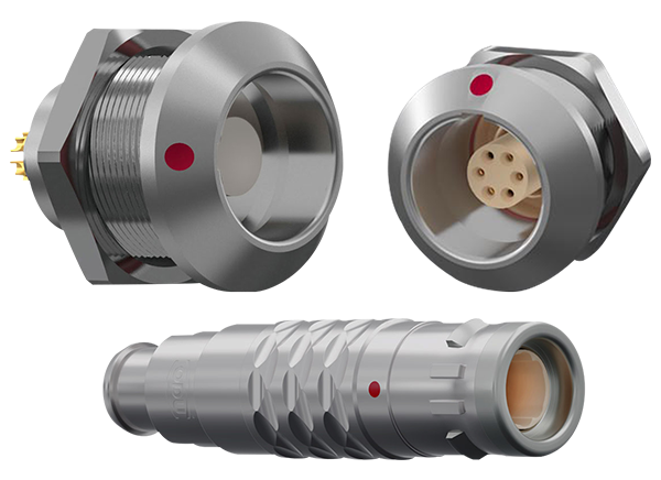 Mini Snap IEC Connector - ODU | Mouser