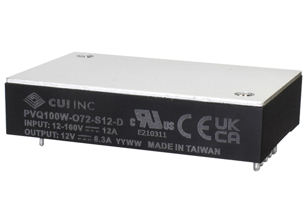 PVQ100W-D Isolated DC/DC Converters - CUI Inc | Mouser
