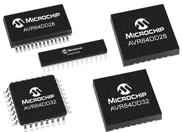 AVR64DD32/28 8-Bit Multi-Voltage I/O MCUs - Microchip Technology | Mouser