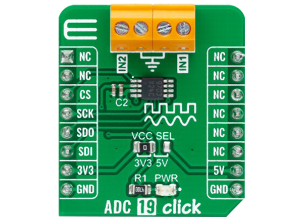 ADC 19 Click - Mikroe | Mouser