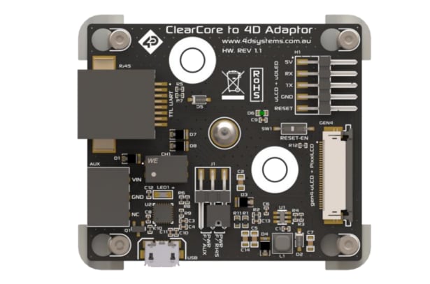 4D ClearCore Adaptor - 4D Systems | Mouser