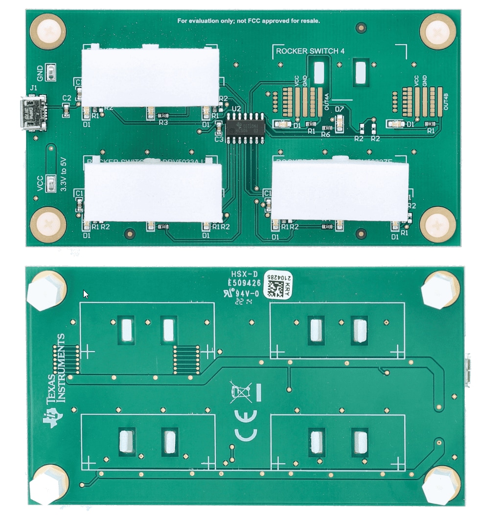 HALL-HMI-ROCKER-EVM Evaluation Module - TI | Mouser