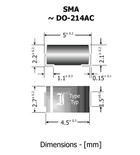 SK14/SK14-AQ Reverse Polarity Protection Diodes - Diotec Semiconductor ...