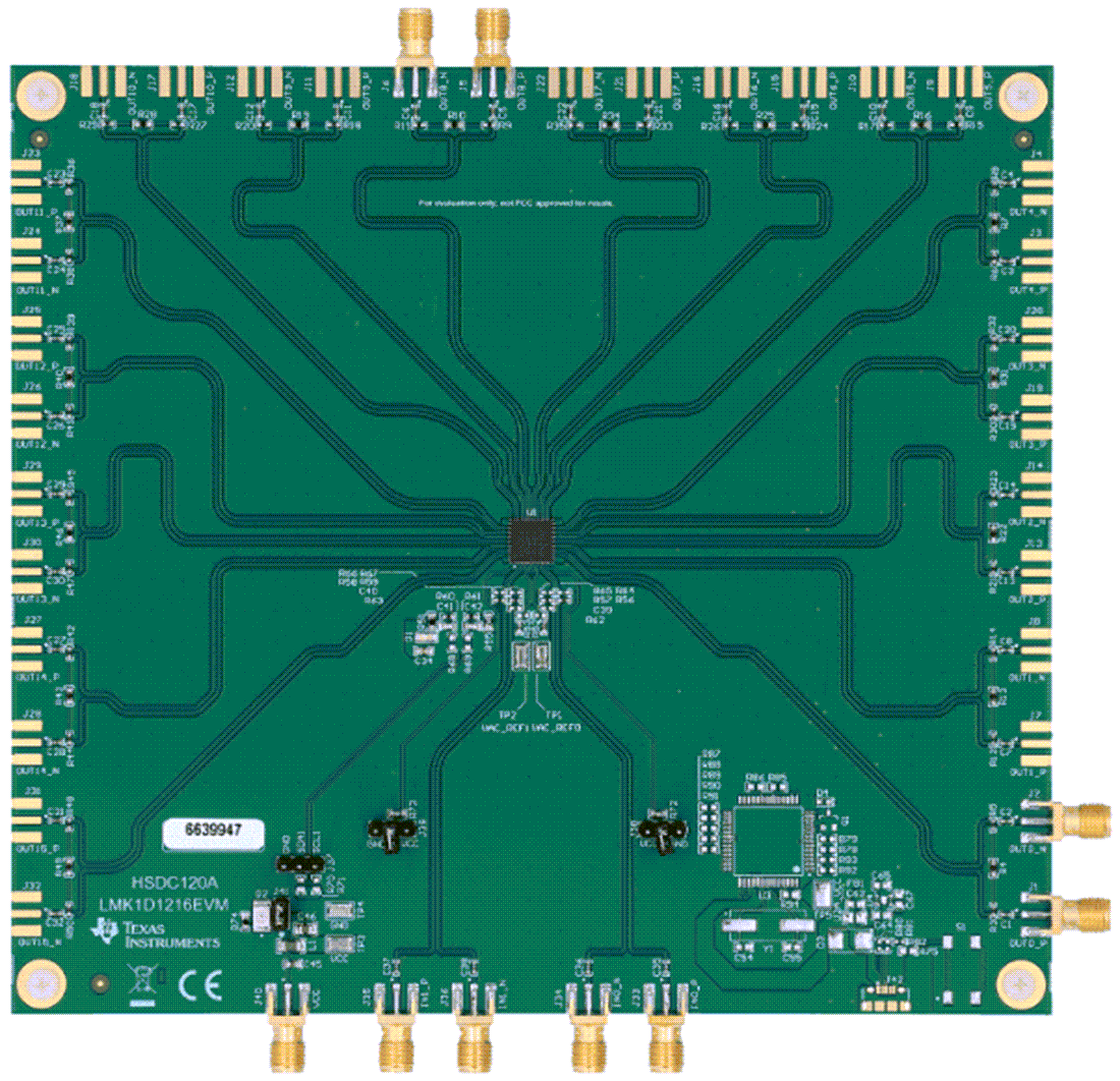 LMK1D1216EVM Buffer Evaluation Module (EVM) - TI | Mouser