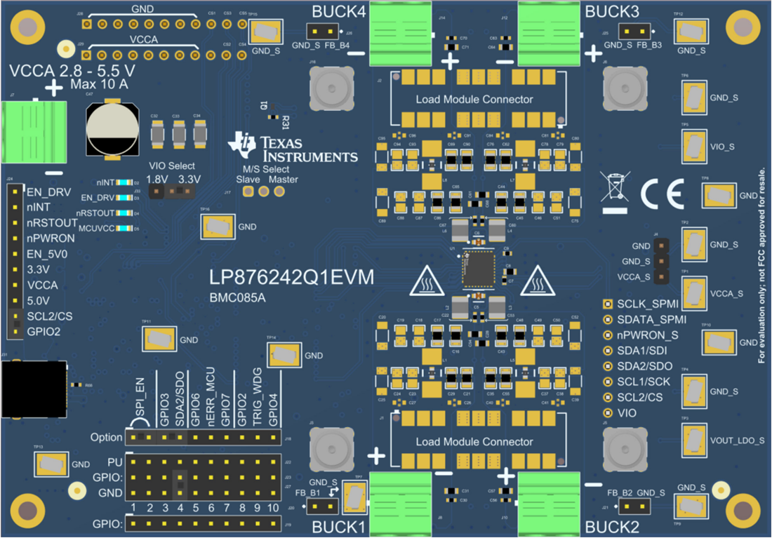 LP876242Q1EVM PMIC Evaluation Module - TI | Mouser