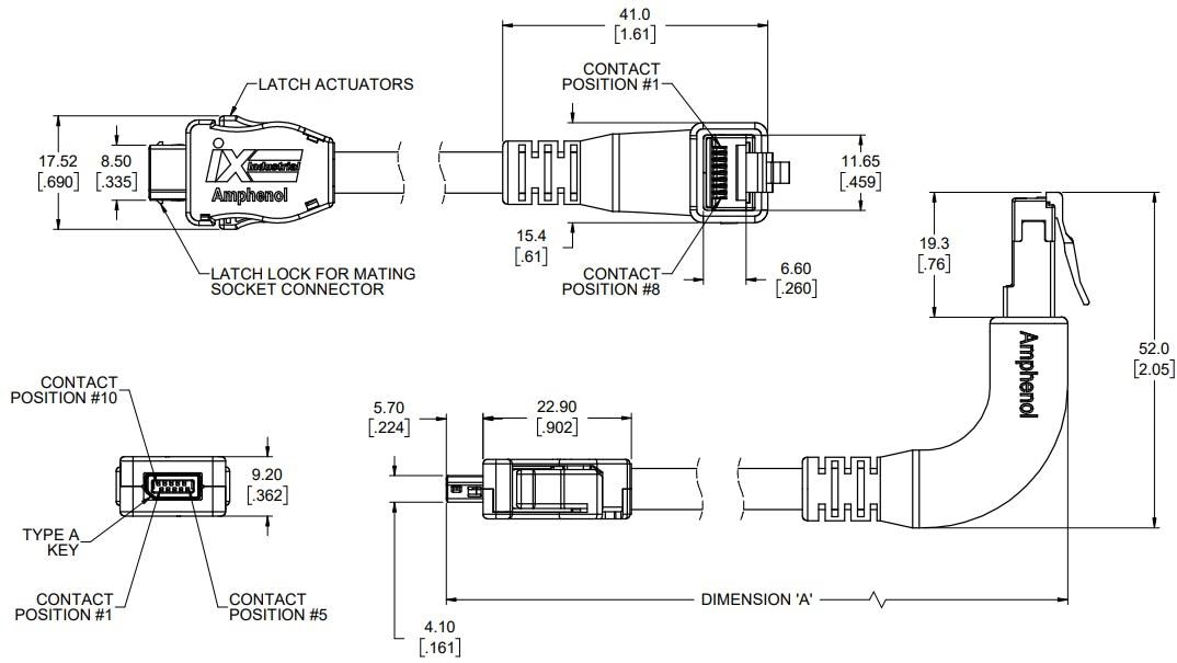 ND9 Series ix Industrial Ethernet Cables - Amphenol Communications ...