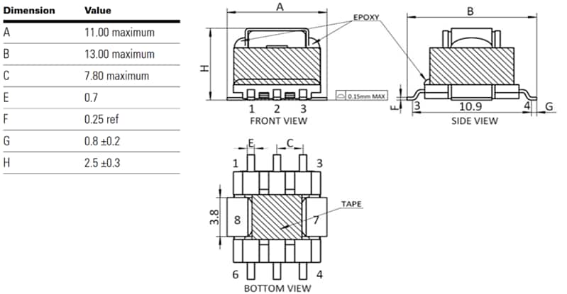 ECST Current Sense Transformers - Eaton Electronics | Mouser
