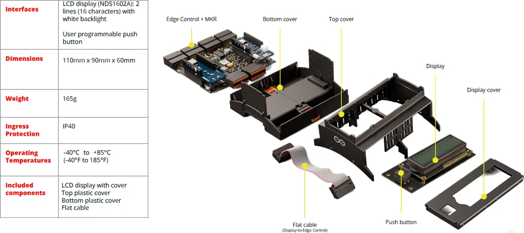 Edge Control Enclosure Kit - Arduino | Mouser