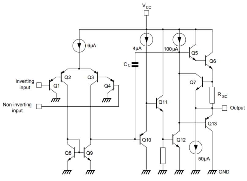 LM2902B Low-Power Quad Operational Amplifiers - STMicro | Mouser