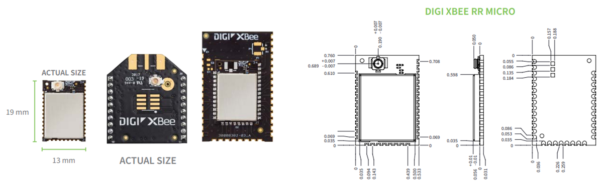 XBee RR Modules - Digi | Mouser