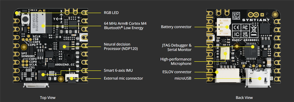 Nicla Voice - Arduino | Mouser