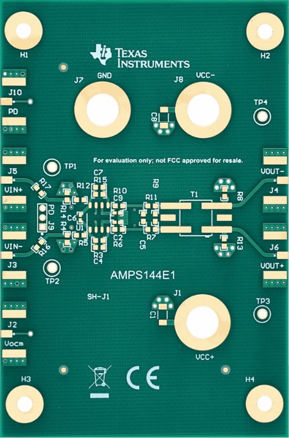 DEM-FDA-SOIC-EVM Amplifier Evaluation Module - TI | Mouser