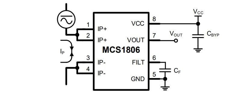 MCS1806 Hall-effect Current Sensors - MPS | Mouser