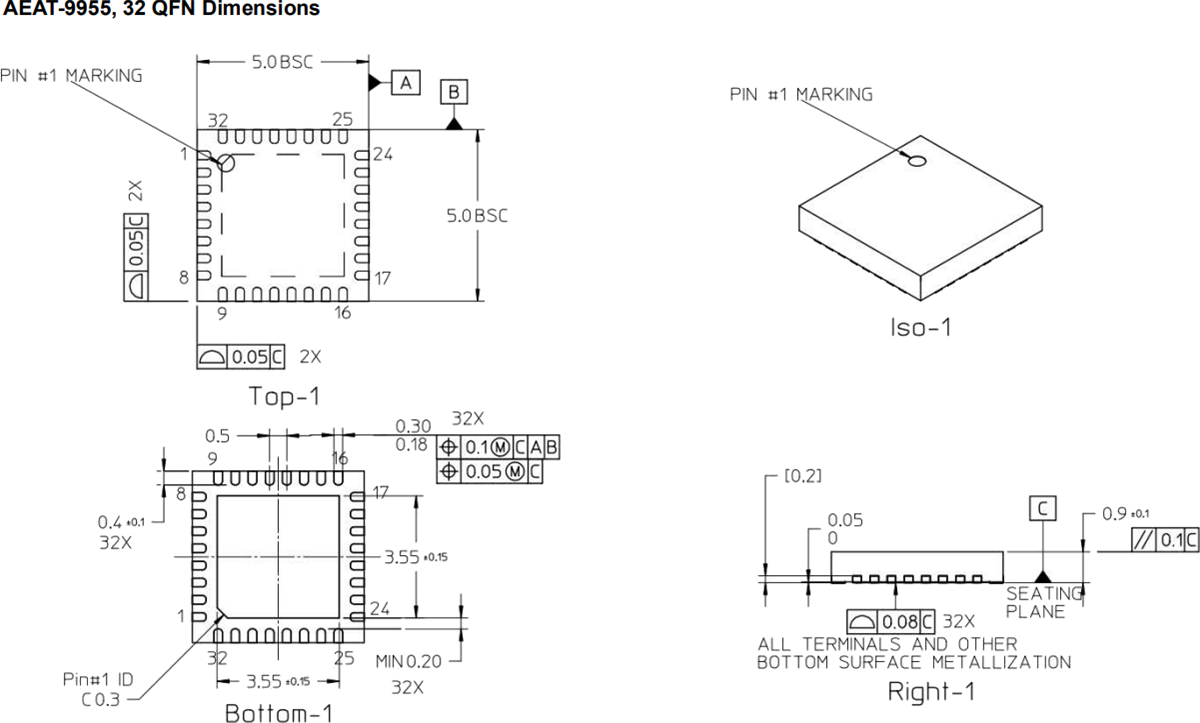 AEAT-9955 Programmable Angular Magnetic Encoder - Broadcom | Mouser