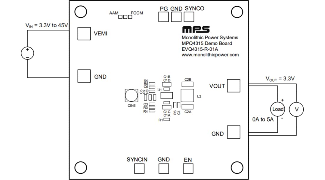 EVQ4315-R-01A Evaluation Board - MPS | Mouser