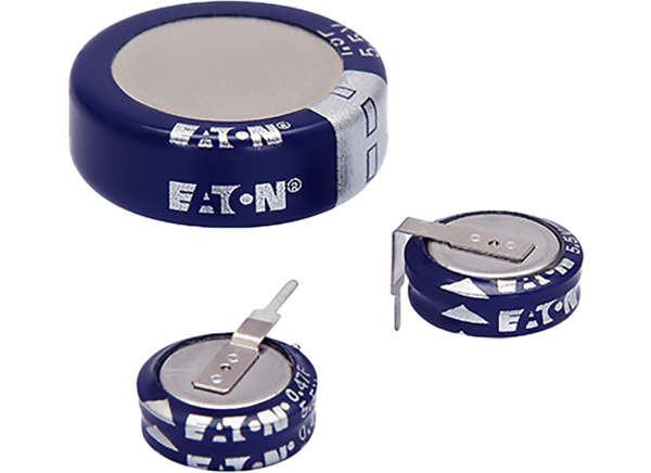 Coin Cell Supercapacitors - Eaton | Mouser