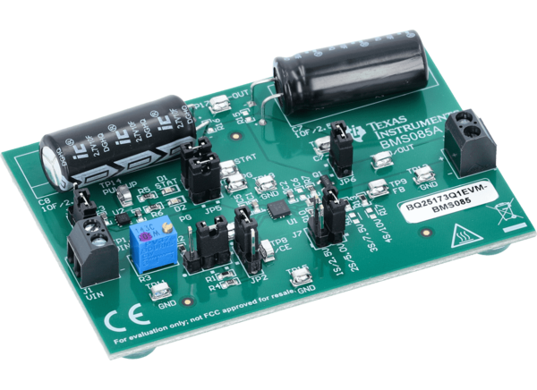 bq25173-Q1EVM Linear Charger Evaluation Module - TI | Mouser