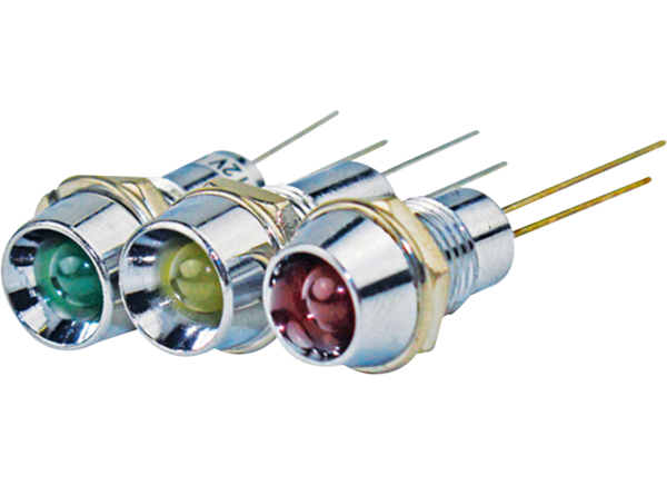 L65 Series 5mm LED Robust Panel Mount Indicators - VCC | Mouser