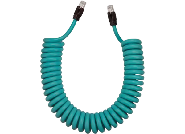 RJ45 Coiled Ethernet Cable Assemblies - Stewart Connector / Bel | Mouser