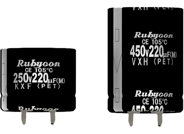 MXT Aluminium Electrolytic Capacitors - Snap In - Rubycon | Mouser