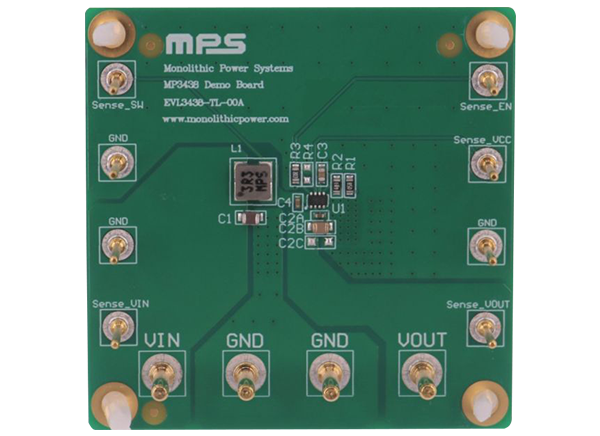 EVL3438-TL-00A Boost Converter Evaluation Board - MPS | Mouser