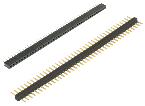 HDRxMET40 Male/Female Vertical Headers - Chip Quik | Mouser