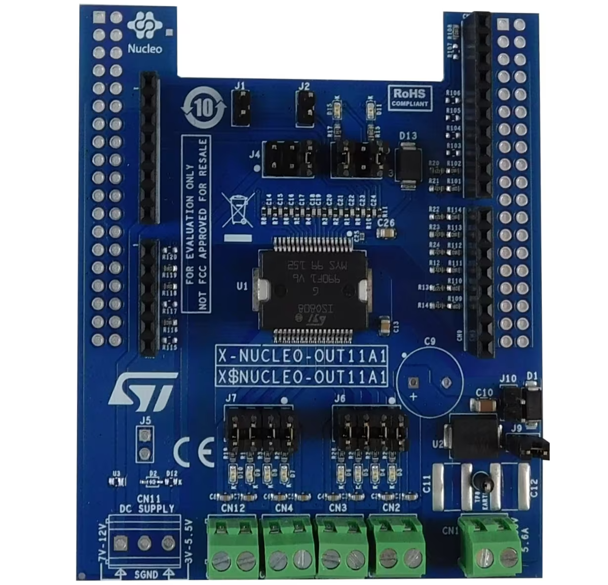 X-NUCLEO-OUT11A1 Expansion Board - STMicro | Mouser