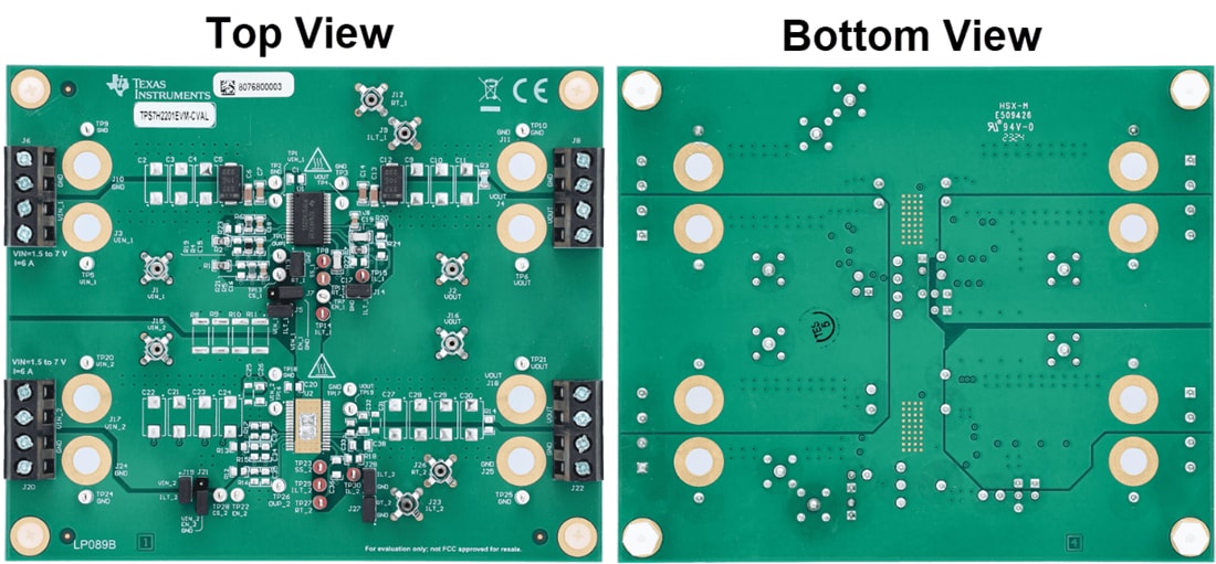 TPS7H2201EVM eFuse Evaluation Module (EVM) - TI | Mouser